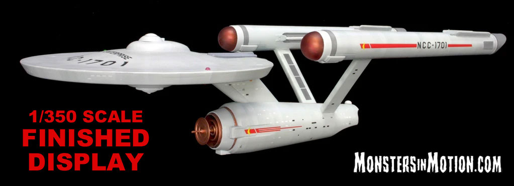 Star Trek TOS USS Enterprise NCC-1701 1/350 Scale Pre-Built Replica ... Star Trek TOS USS Enterprise NCC-1701 1/350 Scale Pre-Built Replica ...